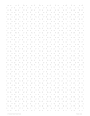 Hexadecimal dots graph paper in Word and Pdf formats