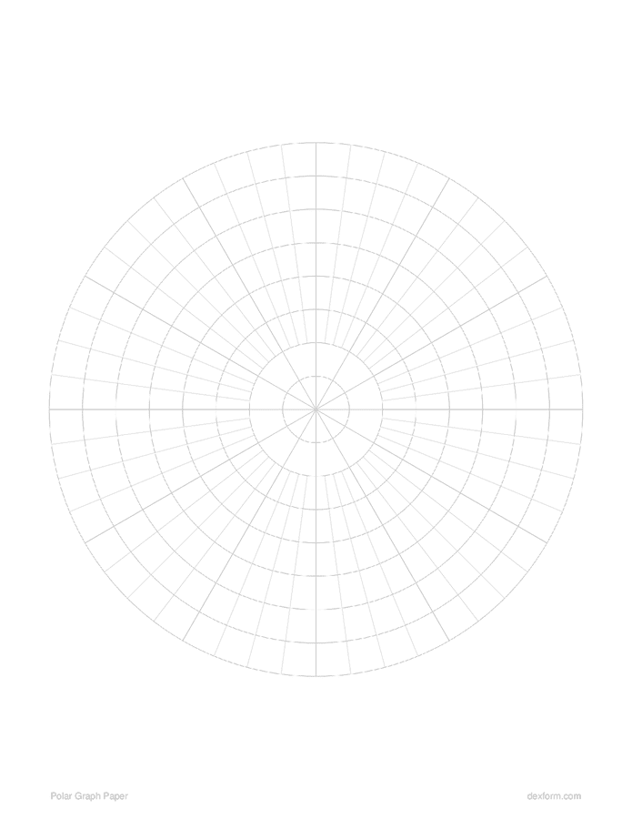 Polar Graph Paper - download free documents for PDF, Word and Excel