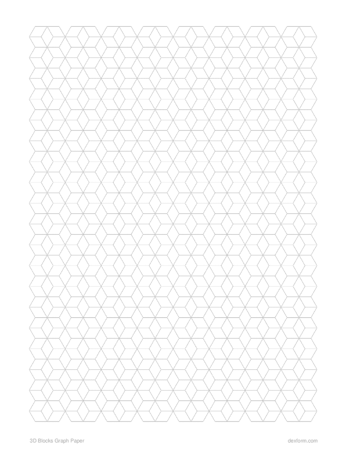 3D Graph Paper - download free documents for PDF, Word and Excel